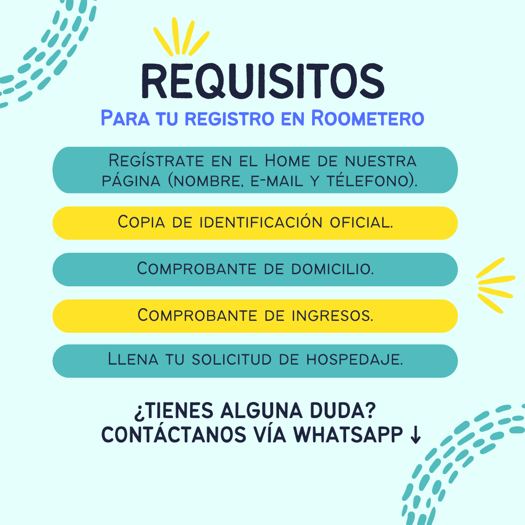 Roometero CoLiving Vive bien y bonito | Solicitud paso 1 Roometero